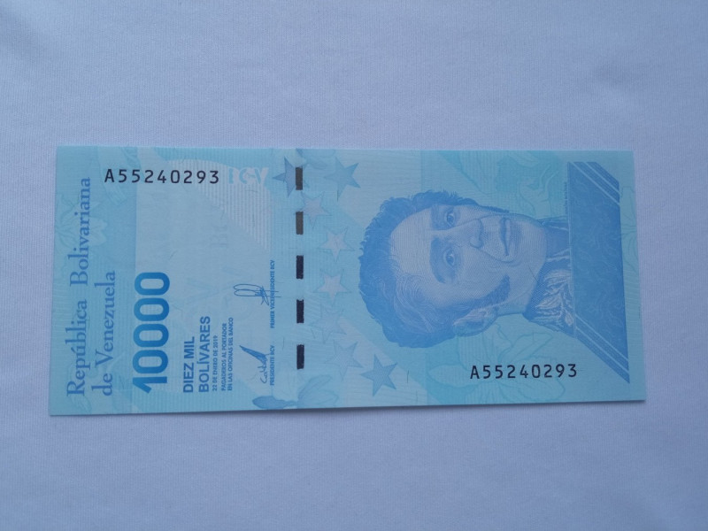 Venecuela 10.000 bolivara,2019 god.UNC,redja