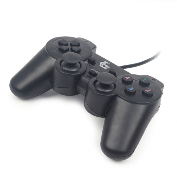 Gamepad Gembird JPD-UDV-01 dual vibration crni