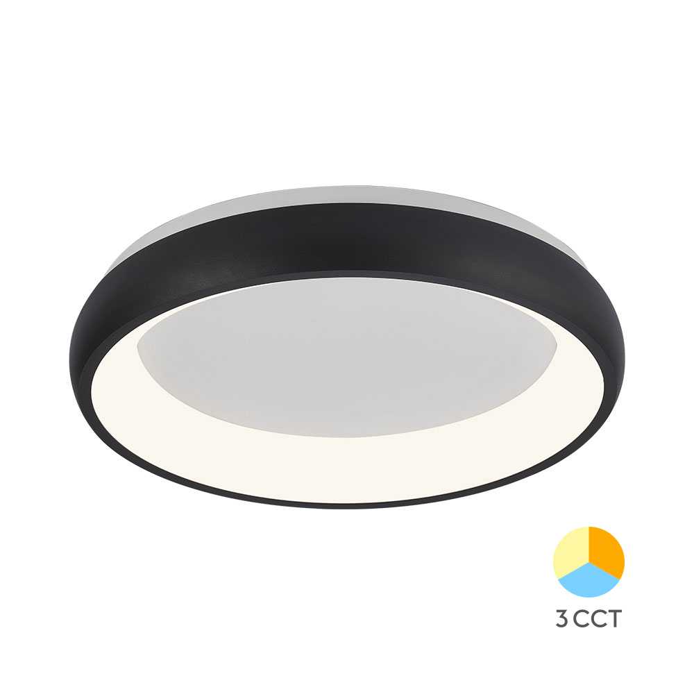 LED PLAFONJERA BELLA OKRUGLA CRNA 36W 3U1 IP20