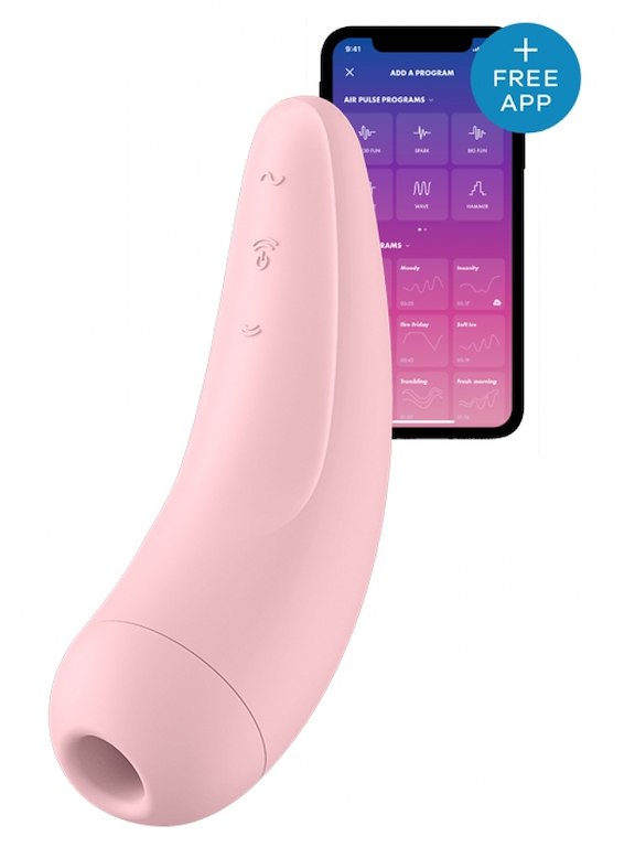 Satisfyer Curvy 2+ pink Klitoralni Stimulator