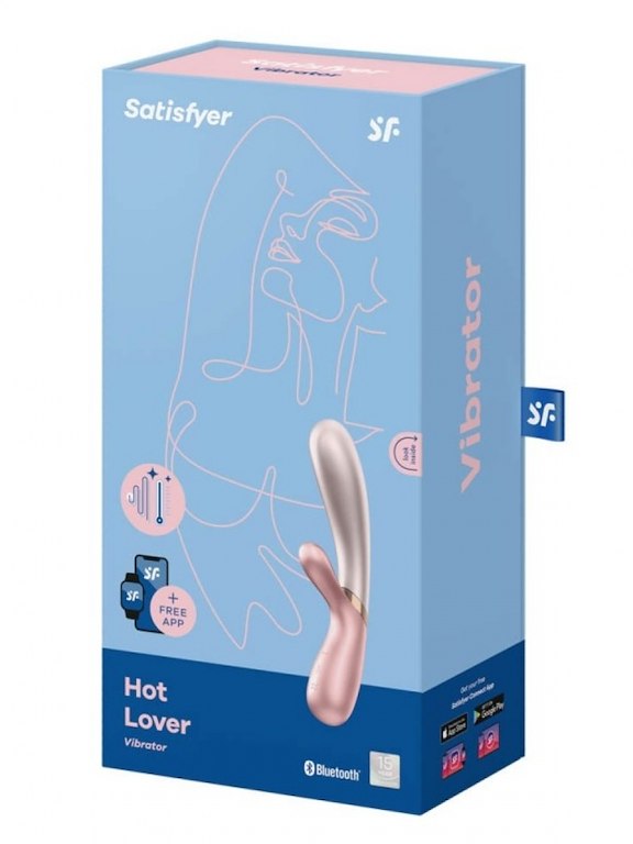 Hot Lover Connect app pink vibrator