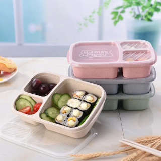 Eko BOX - kutija za obroke sa pregradama i poklopcem