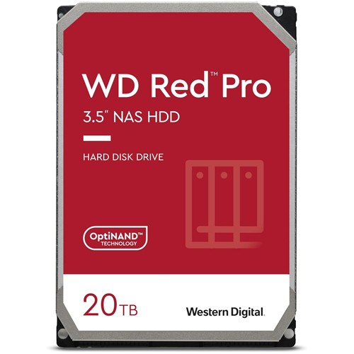 Western Digital 20TB WD Red Pro 3.5″ NAS HDD/Hard disk | WD201KFGX