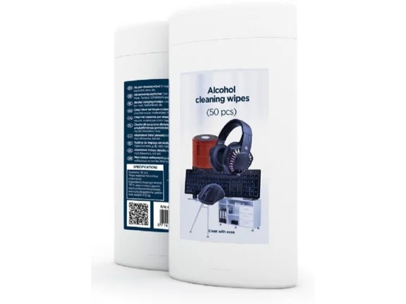 Gembird Alcohol maramice za čišćenje, microfiber 50 kom CK-AWW50-01