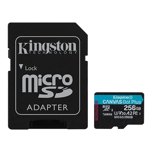 KINGSTON Memorijska kartica Micro SD Card 256GB +SD adapter SDCG3/256GB - 170/90 MB/s