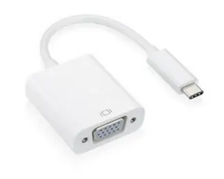 FAST ASIA Adapter konvertor USB 3.1 tip C (M) - VGA (F) beli