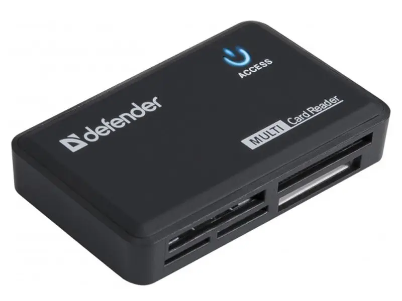 DEFENDER USB čitač kartica 2.0 All in One Optimus crni