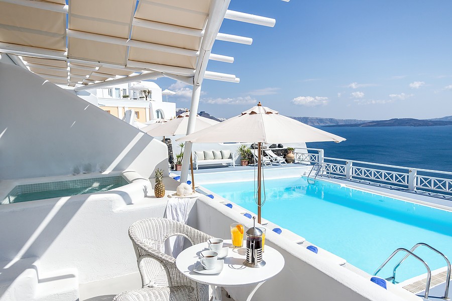HOTEL LA PERLA VILLAS 5* - Oia / Santorini