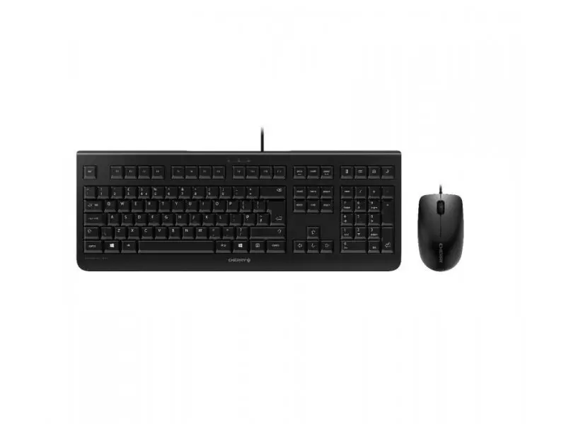 CHERRY DC-2000 Set Tastatura + miš, USB bežično povezivanje, 1.750 dpi, Crni