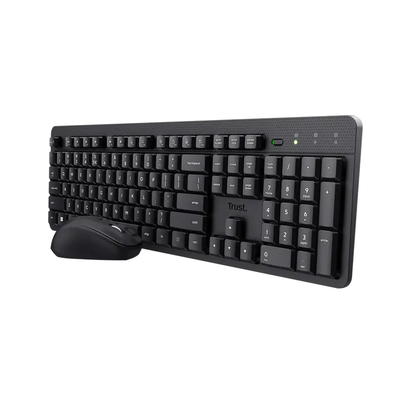 Trust ODY II WL Set bežična tastatura + miš, QWERTY, Crna