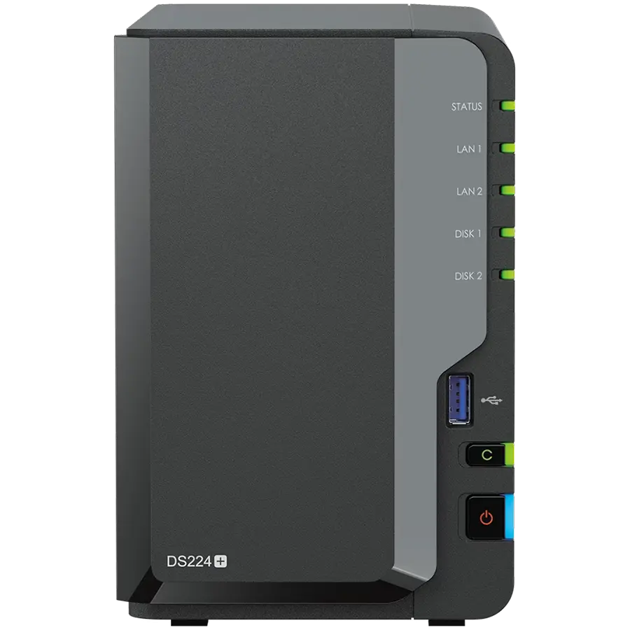 SYNOLOGY INCORPORATED NAS Server za skladištenje DS224+ crni