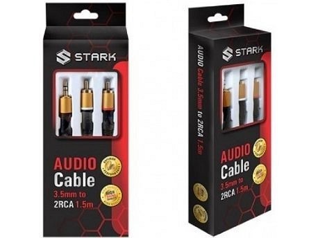 STARK 3.5MM NA 2RCA M-M 1.5M