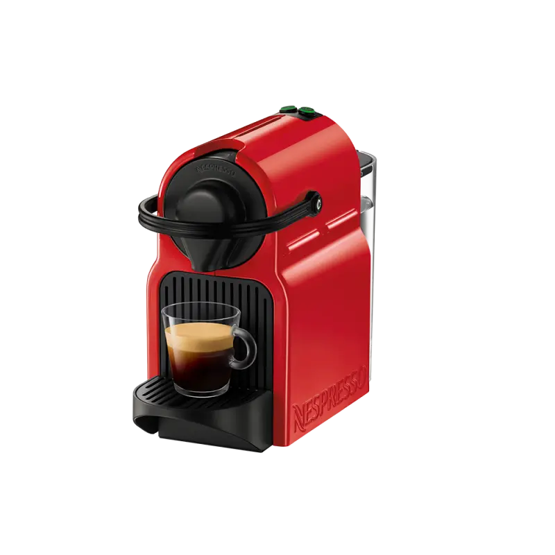 Nespresso Inissia Aparat za espresso, Kapacitet 0.7l, Crveni