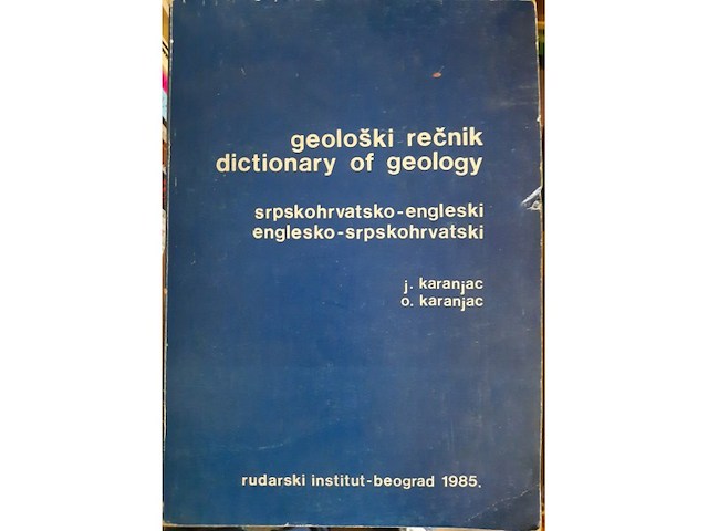 Geološki rečnik
