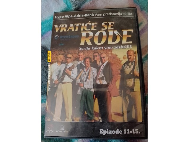 DVD DOMACI FILM - VRATICE SE RODE EPIZODE 11-15