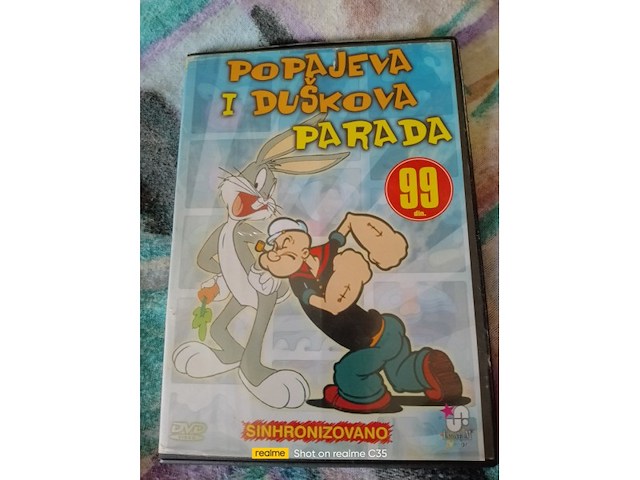 DVD CRTANI FILM - POPAJEVA I DUSKOVA PARADA