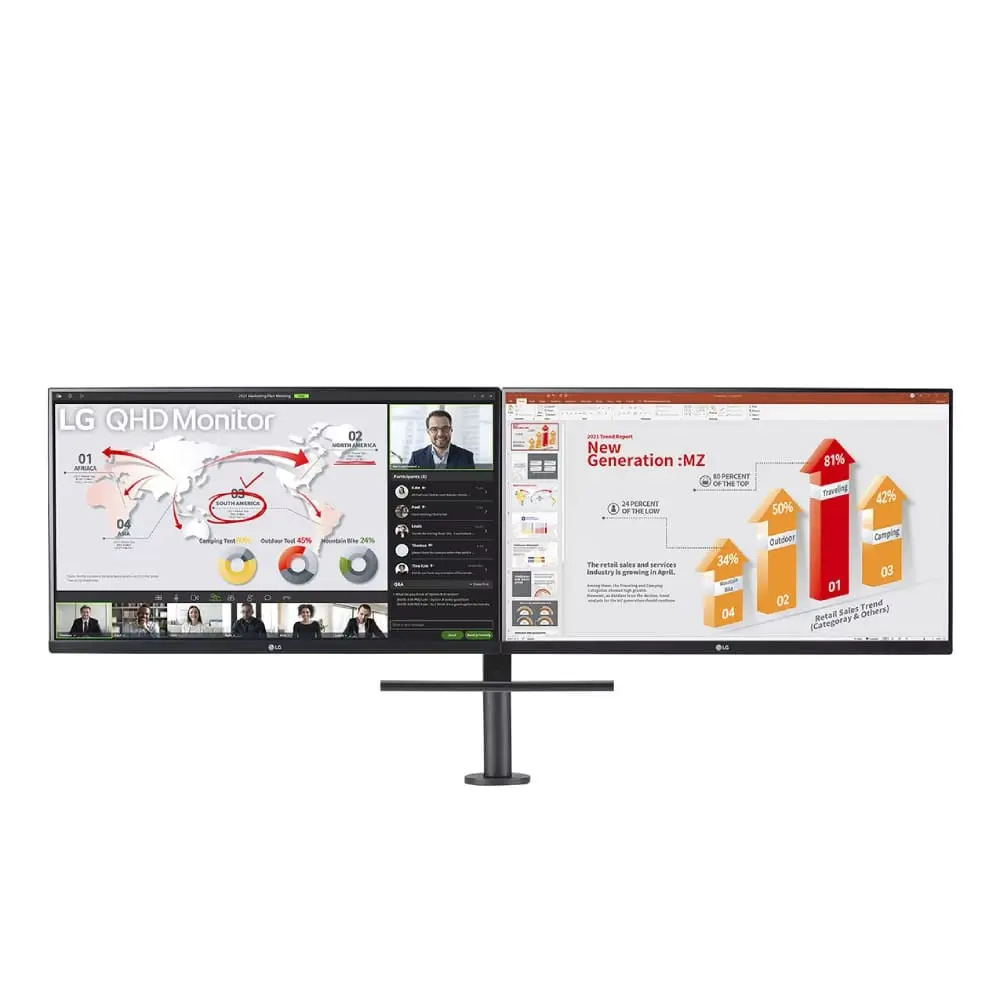 LG 27QP88DP-BS Monitor 27", 2560x1440, Quad HD, Crni