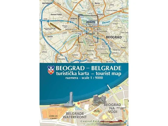 Turistička info karta Beograda - Grupa autora