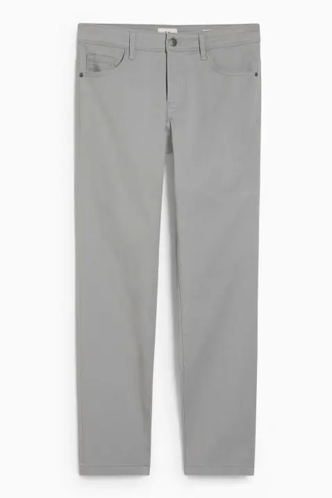 C&A Muške pantalone, Casual, Slim fit, Svetlosive