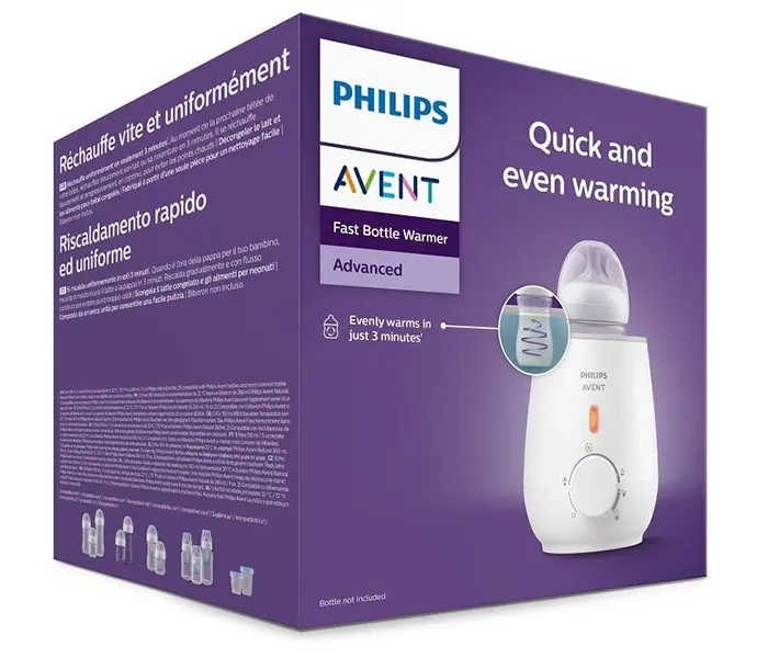 PHILIPS AVENT Fast Standard 2158 Grejač za flašice, Beli