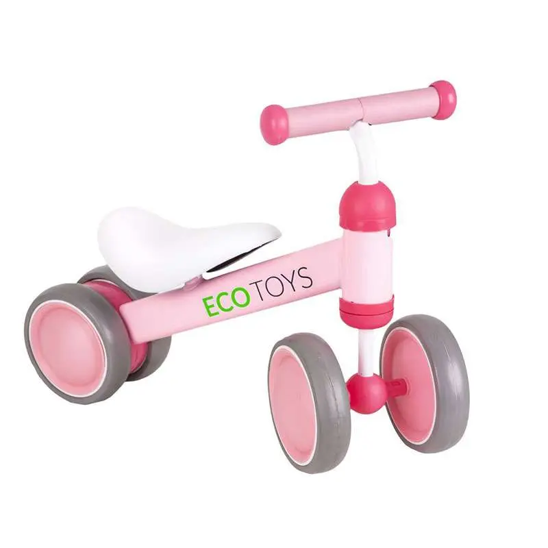 ECO TOYS Bicikl guralica, Roze