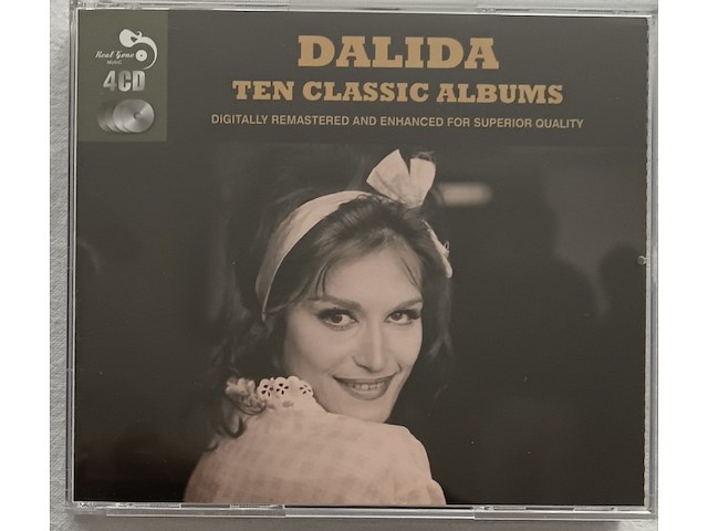 DALIDA  -  4CD  TEN  CLASSIC  ALBUMS ( Mint !!!)