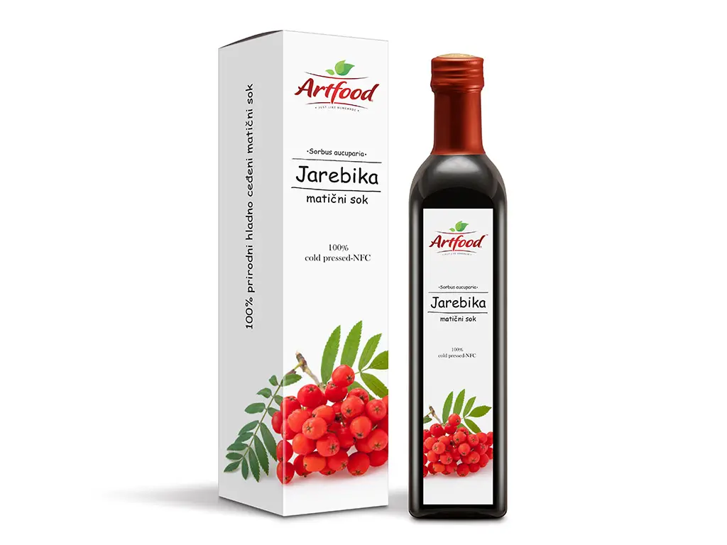 Artfood Matični voćni sok, 100% jarebika, 500ml