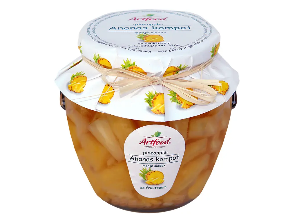 Artfood Kompot od ananasa, 580g