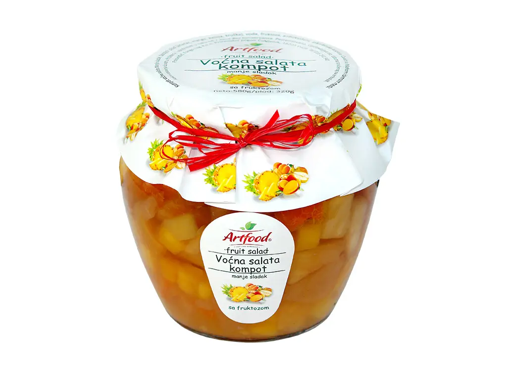 Artfood Kompot voćna salata tropic, 580g