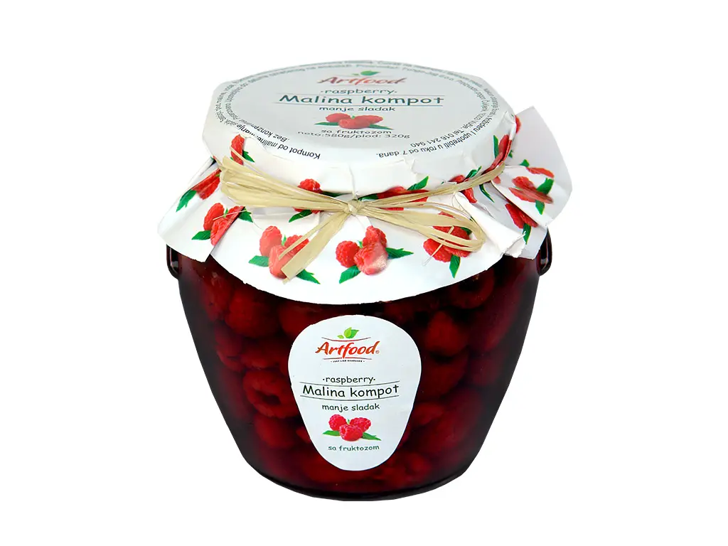 Artfood Kompot od maline, 580g