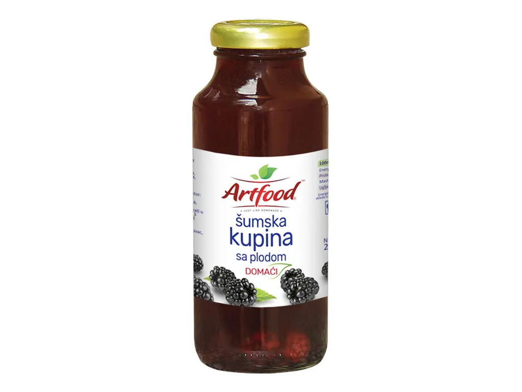 Artfood Sok od šumske kupine sa plodom, 250ml