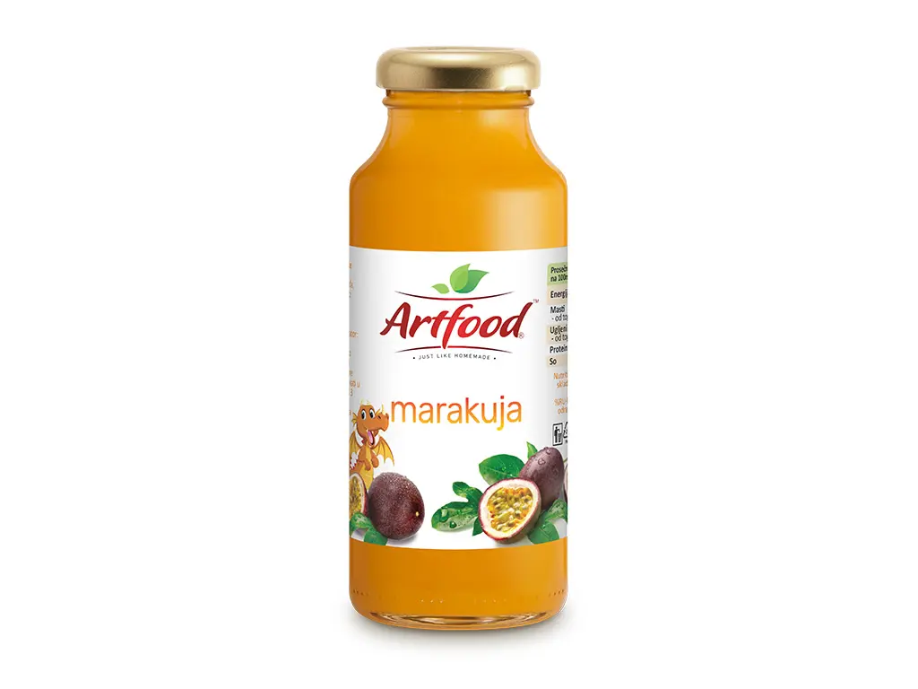 Artfood Osvežavajuće piće sa voćnim sokom, Marakuja, Bezalkoholno, 250ml