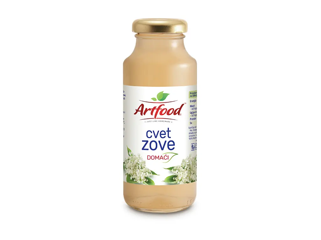 Artfood Osvežavajuće piće sa ekstraktom cveta zove, Bezalkoholno, 250ml