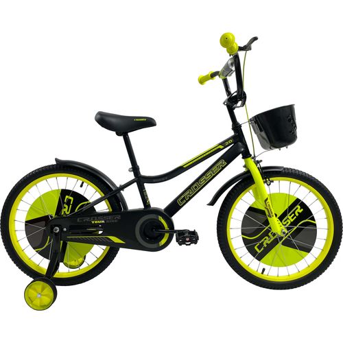Sporting Machine dečiji bicikl 20'' Crosser žuti sa pomoćnim točkovima (SM-20102)