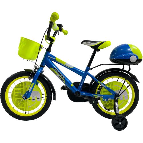 Sporting Machine dečiji bicikl 16" Fitness plavo-zelena (SM-16002)