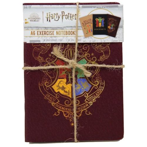 Harry Potter - A6 Notebooks 3PK - Colorful Crest