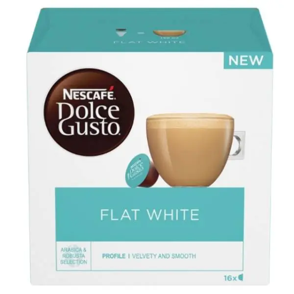 Nescafe Dolce Gusto Flat White Kapsule za kafu, 16 komada, 187.2g