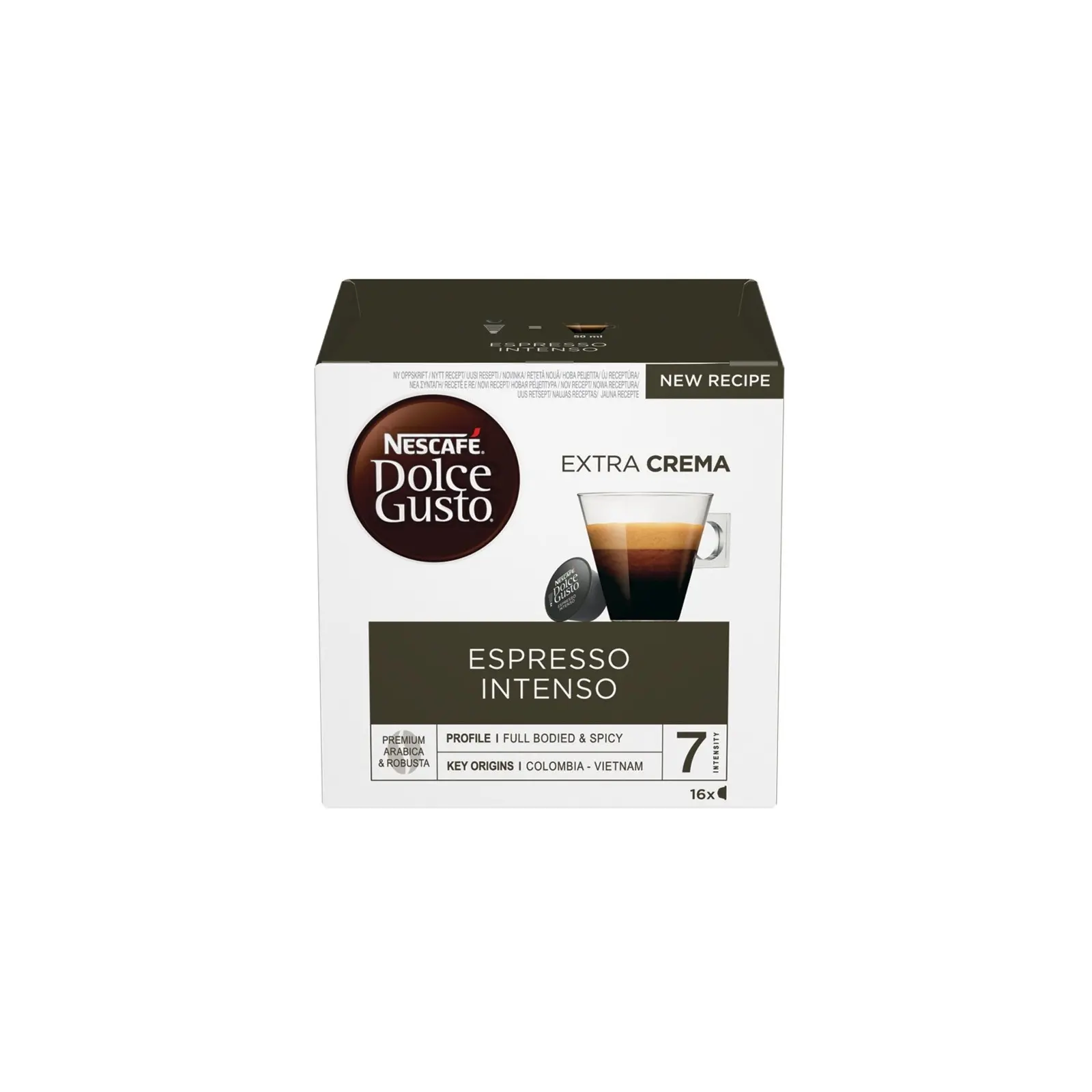 Nescafe Dolce Gusto Espresso Intenso Kapsule za kafu, 16 komada, 112g