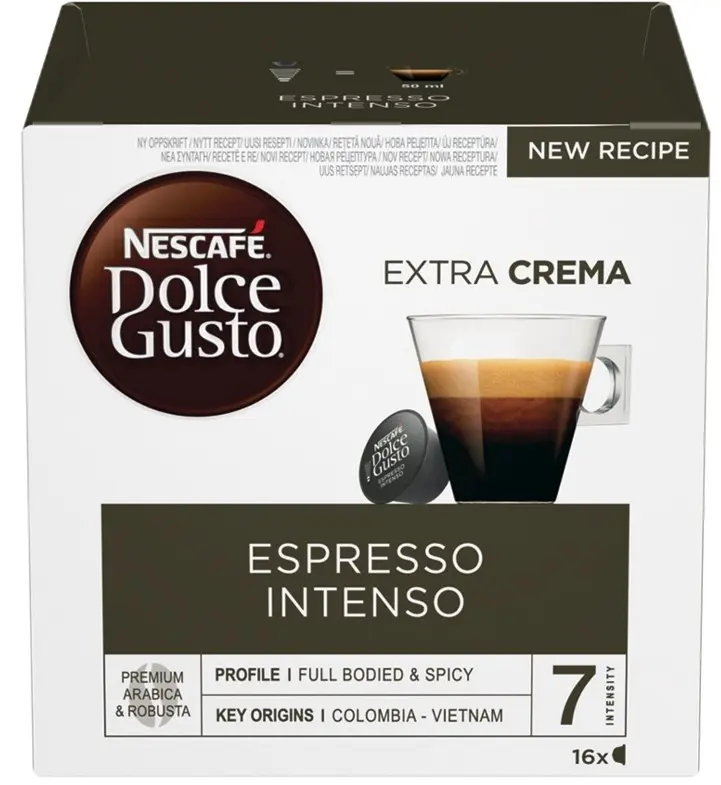 Nescafe Dolce Gusto Espresso Intenso Kapsule za kafu, 16 komada, 112g