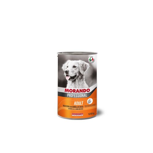 Morando Dog Prof Adult Komadići Jagnjetina i Pirinač 1250g konzerva