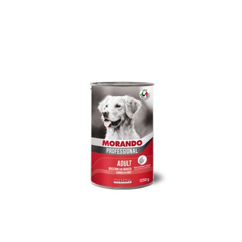 Morando Dog Prof Adult Komadići Govedina 1250g konzerva