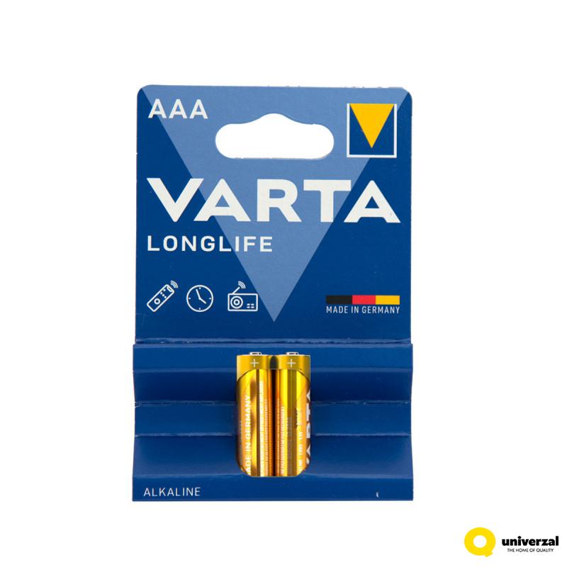 BATERIJE VARTA ALKALNA 2/1 LR03 1.5V LONGLIFE