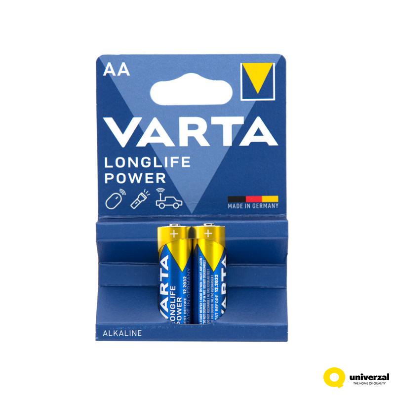 BATERIJE VARTA ALKALNA 2/1 LR6 1.5V LONGLIFE POWER