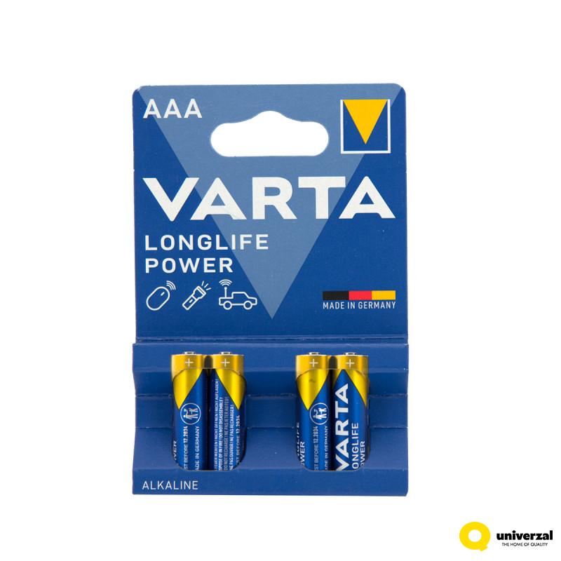 BATERIJE VARTA ALKALNA 4/1 LR3 1.5V LONGLIFE POWER