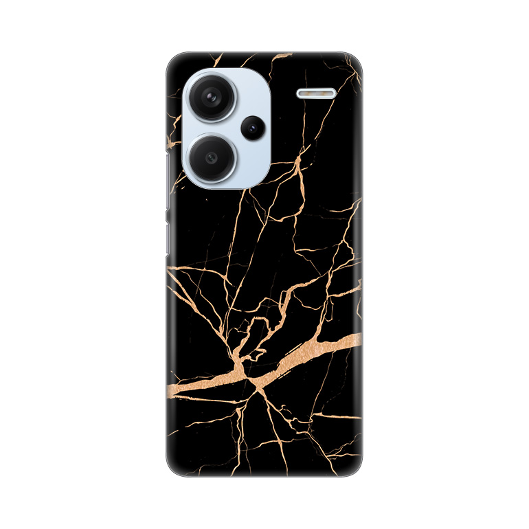 Maska Silikonska Print za Xiaomi Redmi Note 13 Pro Plus All Black