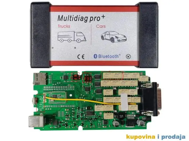 1 Ploča Bluetooth MultiDiag Pro + CDP 2021.11