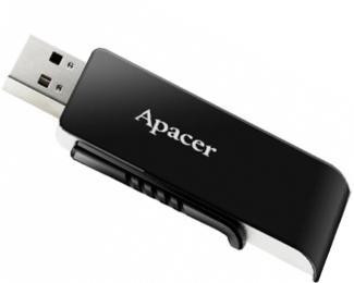 APACER - 128GB AH350 USB 3.2 flash crni AP128GAH350B-1