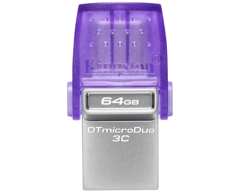 KINGSTON - 64GB DataTraveler MicroDuo 3C USB 3.2 flash DTDUO3CG3/64GB