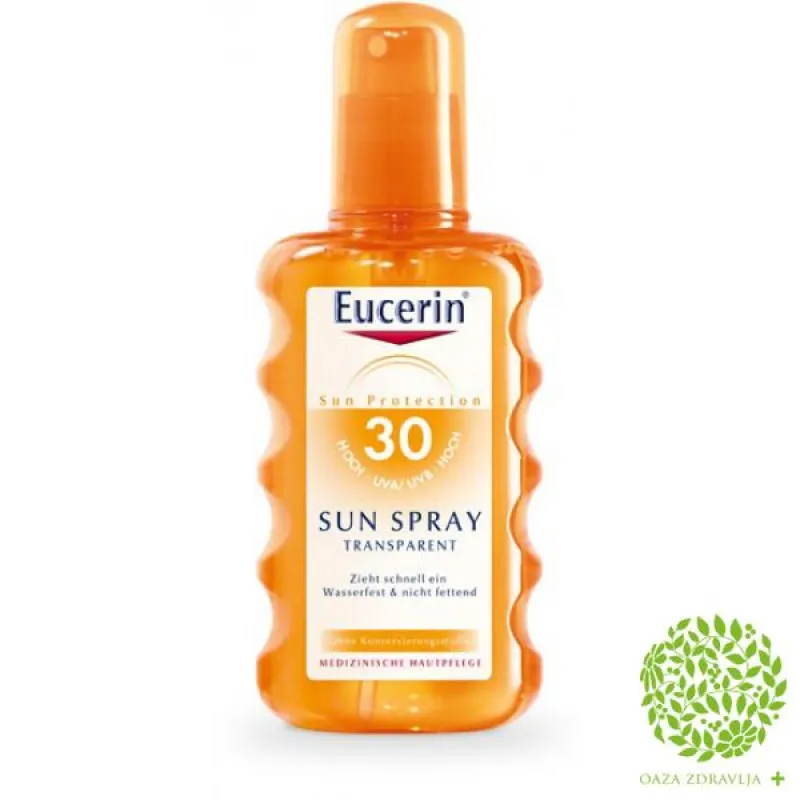 EUCERIN SUN SPREJ TRANSPARENTNI F30 200 ml