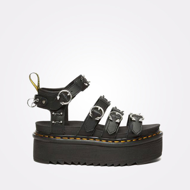Dr.Martens Blaire Piercing Leather Platform Sandals